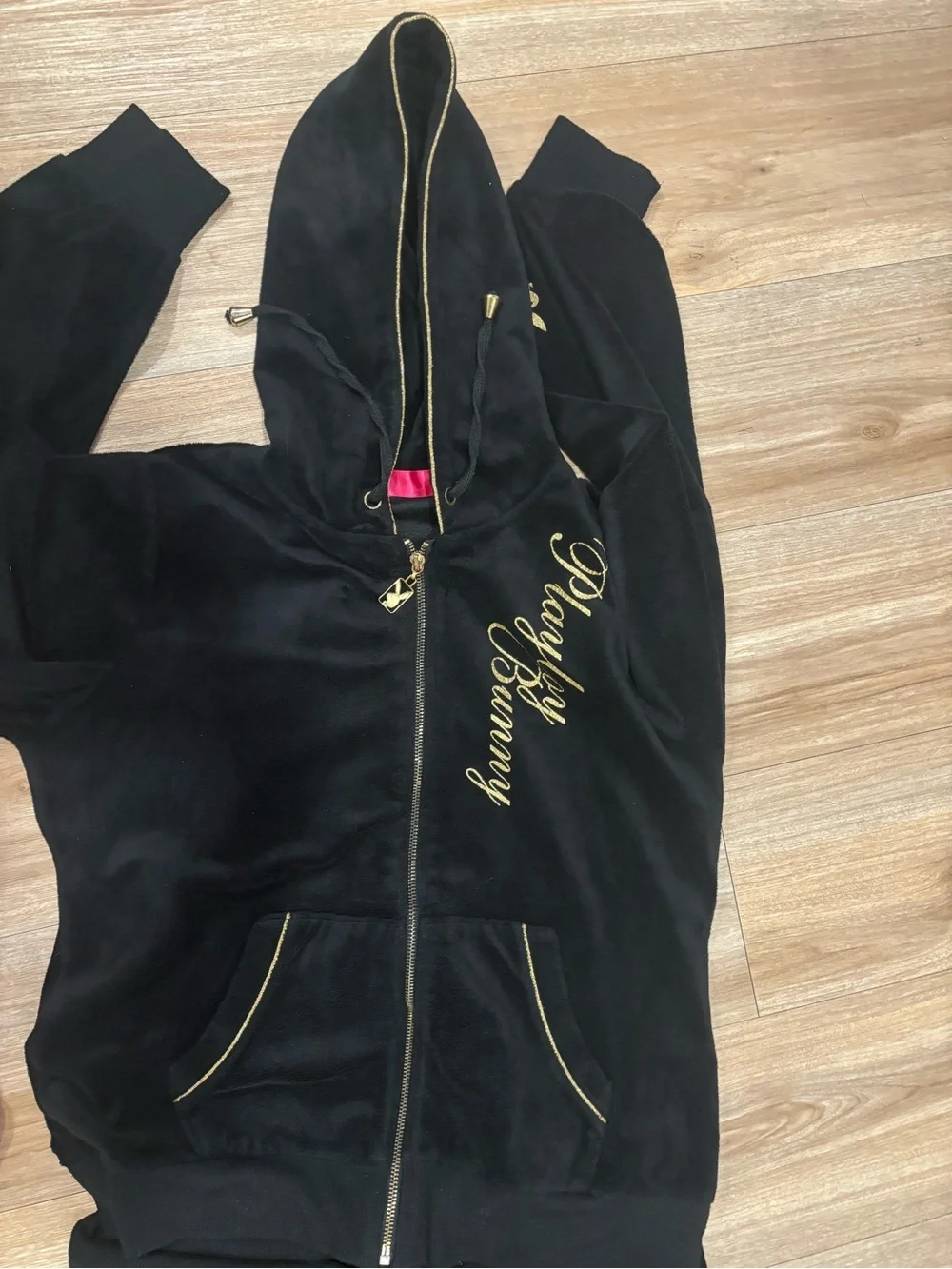 PLAYBOY | Pants & Jumpsuits | Rare Playboy Bunny Black Tracksuit Set ...